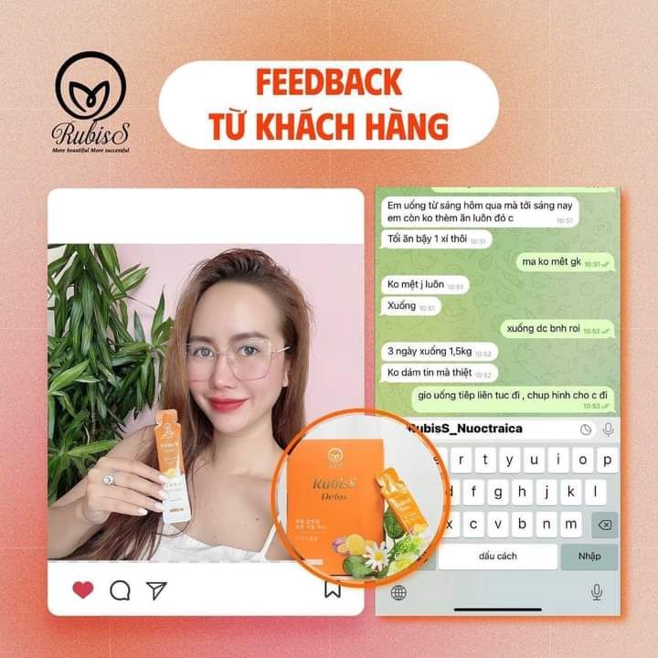 NƯỚC TRÁI CÂY DỨA- CHANH DÂY GIẢM CÂN RUBISS DETOX CHÍNH HÃNG – NHÀ ...